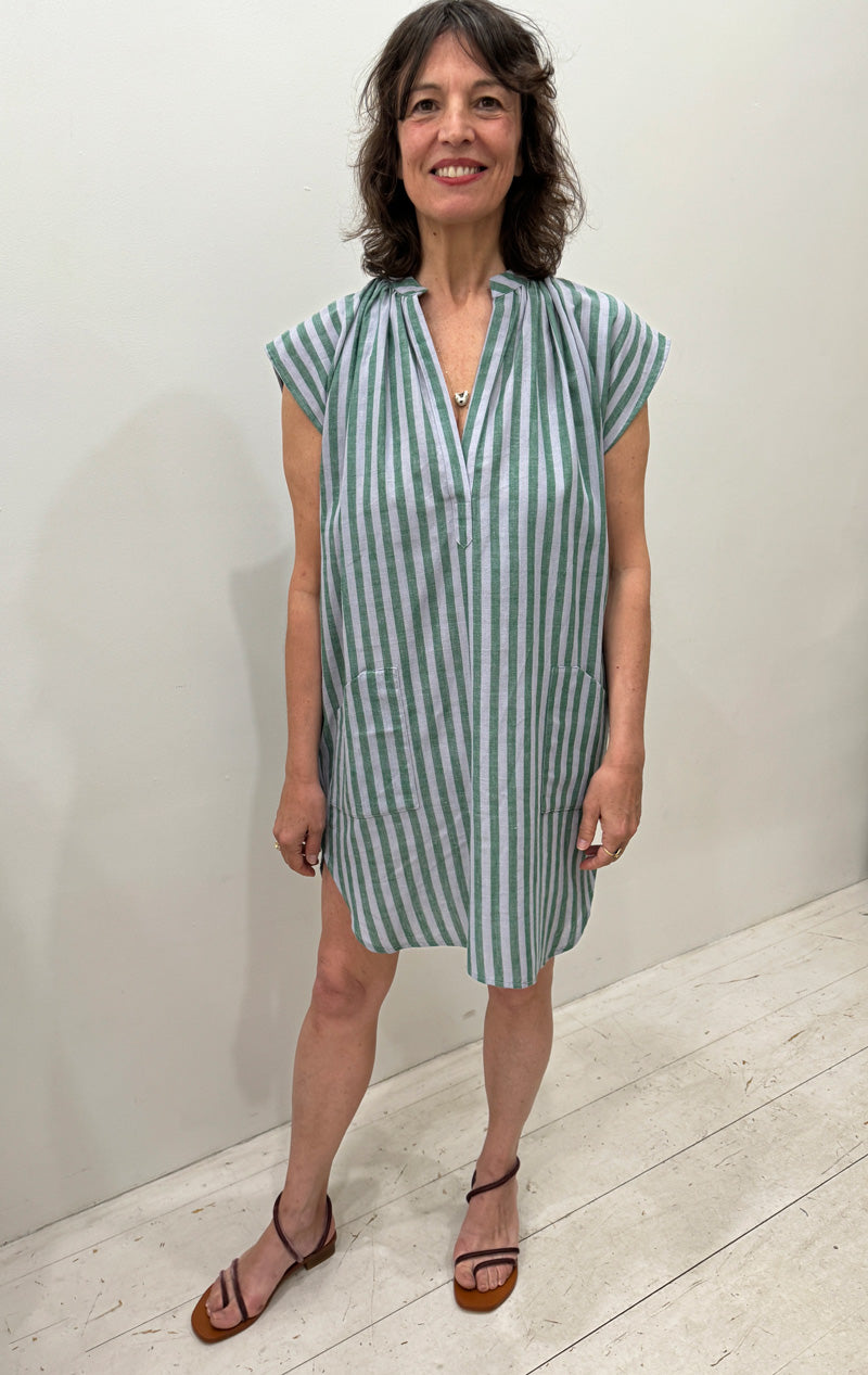 Lavender/ Green Pocket Tunic – Two