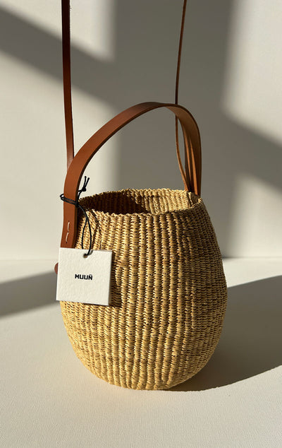 Muun Straw bucket bag – Two